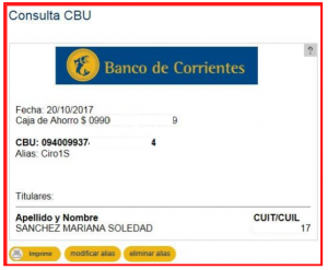 CBU y Alias ¿Qué son y cómo saberlos online o por cajero? » iKiwi.net.ar